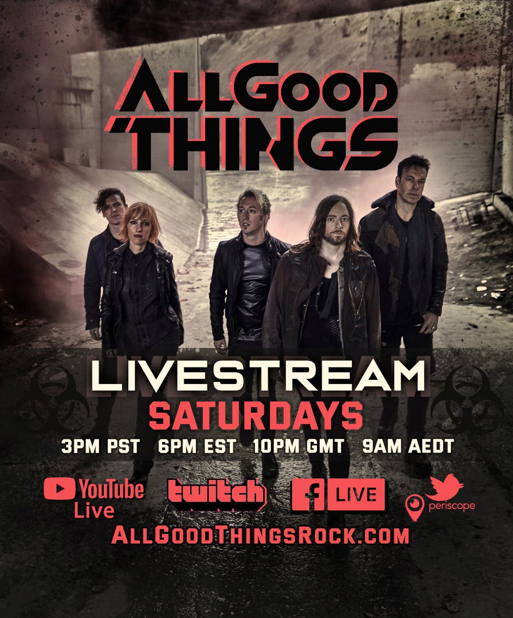 US-Rocker ALL GOOD THINGS samstags im Live-Stream - jazzandrock.com
