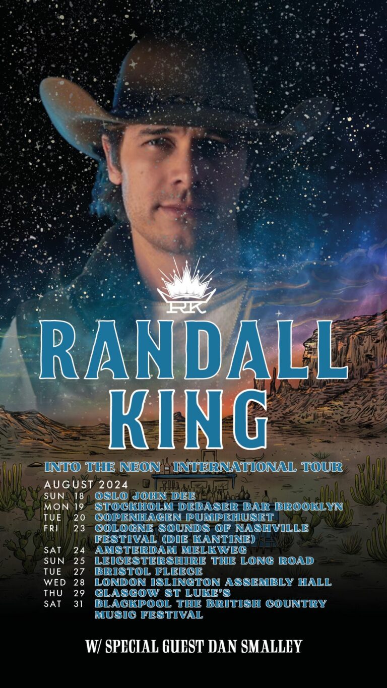 Der texanische Singer/Songwriter Randall King kommt auf EU-Tour - auch ...
