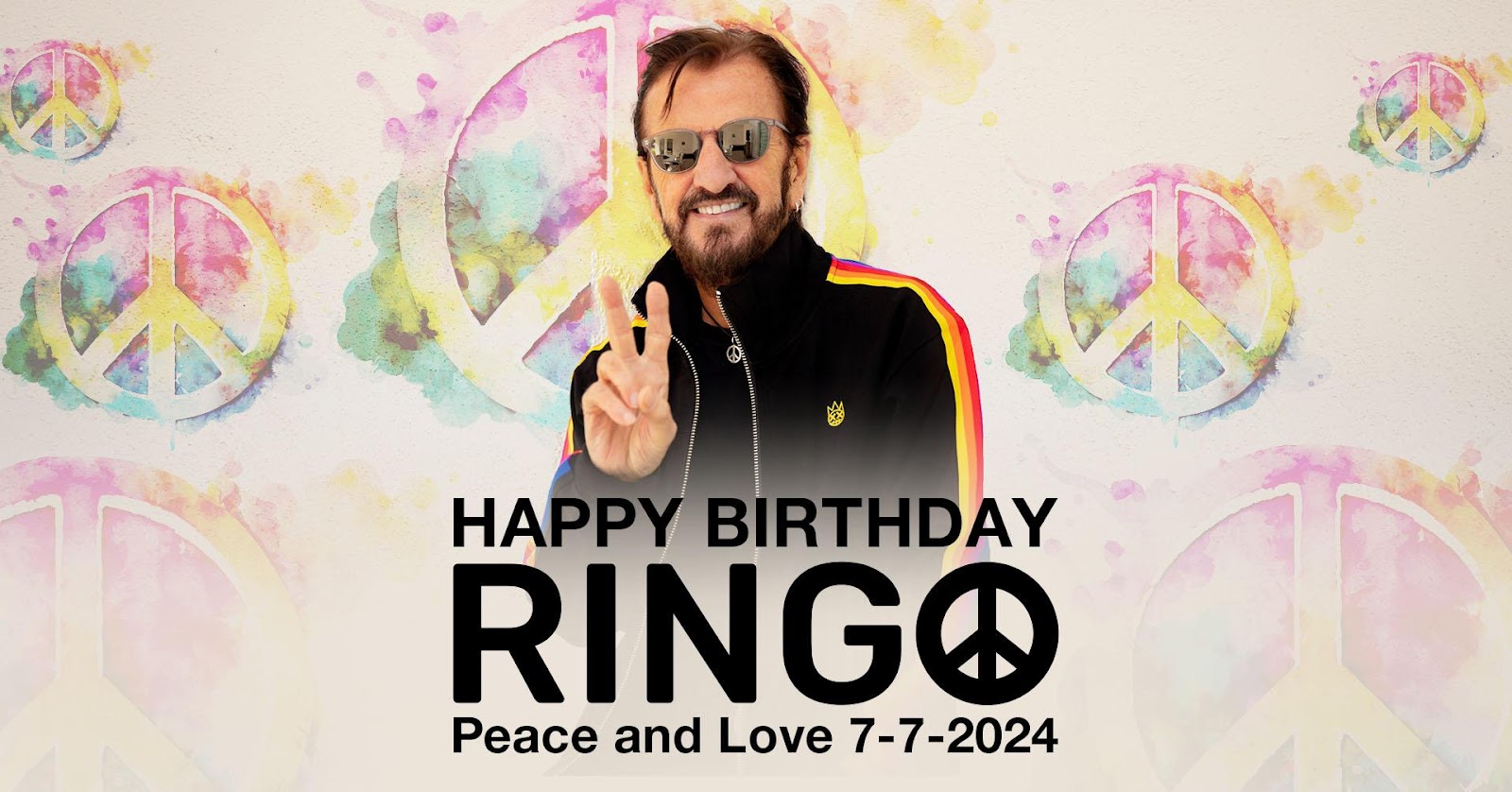 Ringo feiert seinen 84. Geburtstag mit seiner jährlichen Peace & Love ...