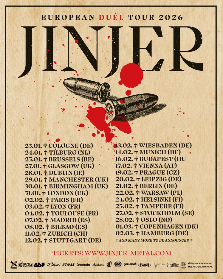 JINJER - Ukraine’s Genre-Breaking Titans - Add More Dates to 2026 ...
